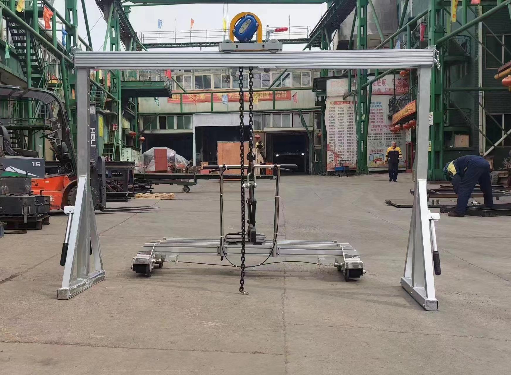 Aluminum A Frame / Gantry Crane Rail Changer-Wuhan Linkage Track ...